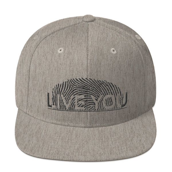 Live You Fingerprint Snapback Hat | Live You Apparel